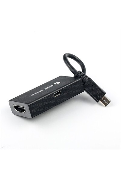Dark Samsung Galaxy Tab 3 MicroUSB(Erkek) -HDMI(Dişi) MHL Dönüştürücü (DK-HD-AMHLGALAXYTAB3) Dark Samsung Galaxy Tab 3 MicroUSB(Erkek) -HDMI(Dişi) MHL Dönüştürücü (DK-HD-AMHLGALAXYTAB3)