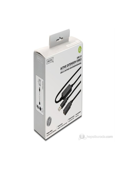 Digitus DA-73100-1 USB 2.0 10m Uzatma Kablosu Digitus DA-73100-1 USB 2.0 10m Uzatma Kablosu