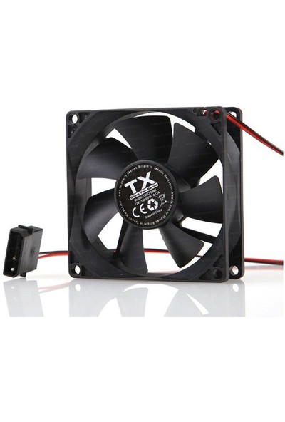 TX 8cm Siyah Kasa Fanı (TXCCF08BK) TX 8cm Siyah Kasa Fanı (TXCCF08BK)