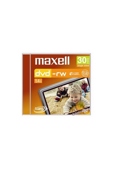 Maxell Mini DVD-RW Camcorder Webcam 30MIN Tek Kutulu (1 Adet) Maxell Mini DVD-RW Camcorder Webcam 30MIN Tek Kutulu (1 Adet)