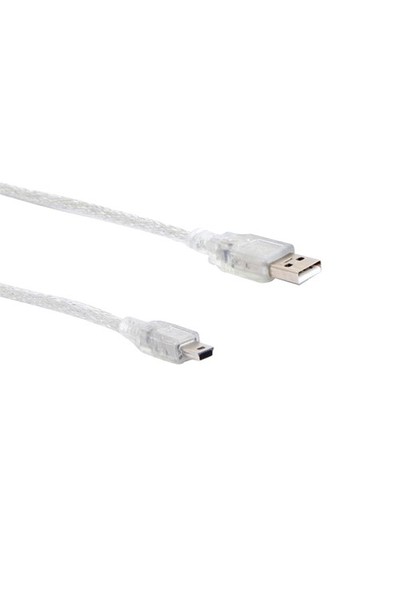 S-Link Sl-Uk53 Usb2.0 3M Şeffaf Usb Am/Mini 5Pin Kablo S-Link Sl-Uk53 Usb2.0 3M Şeffaf Usb Am/Mini 5Pin Kablo