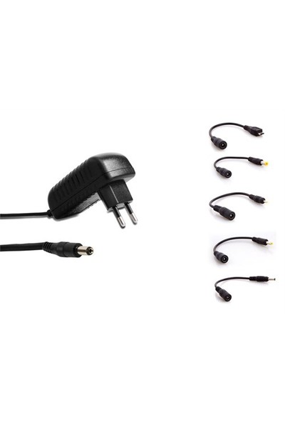 S-Link Slx-92A 9V 2A 5 Uçlu Universal Tablet Pc Adaptörü S-Link Slx-92A 9V 2A 5 Uçlu Universal Tablet Pc Adaptörü