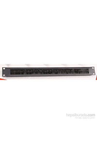 Racksis * 1U Yatay Fırçalı Organizer