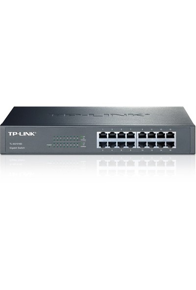 TP-LINK TL-SG1016D 16-Port 10/100/1000Mbps Tak ve Kullan % 40 Enerji Tasarruflu Gigabit Switch TP-LINK TL-SG1016D 16-Port 10/100/1000Mbps Tak ve Kullan % 40 Enerji Tasarruflu Gigabit Switch