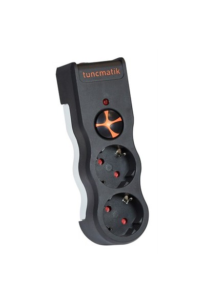 Tunçmatik Enerji Koruma Prizi Powersurge 2'li Siyah 525 JOULE (TSK5081) Tunçmatik Enerji Koruma Prizi Powersurge 2'li Siyah 525 JOULE (TSK5081)
