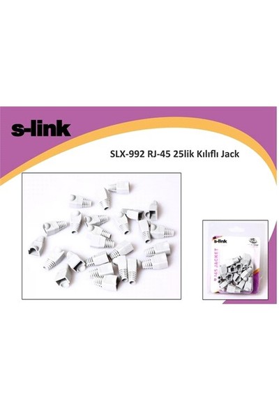 S-Link Slx-992 Rj-45 25Lik Kılıflı Jack