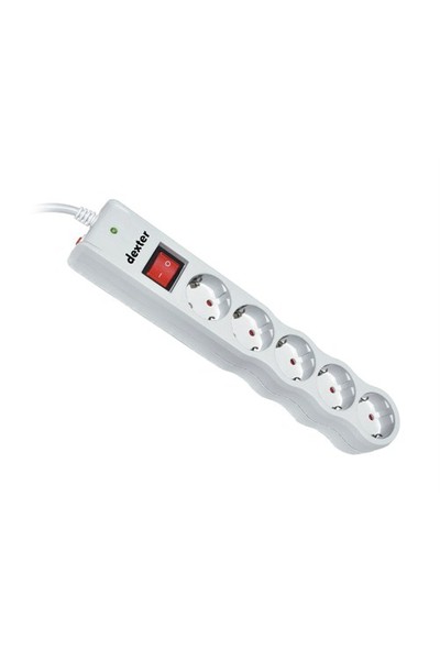 Dexter TSK5010 5'li 238Joule Akım Koruyuculu Priz