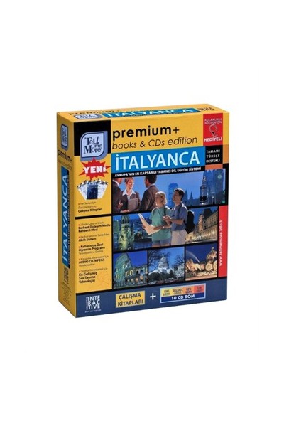 Tell Me More Premium İtalyanca-Giriş+Başlangıç + Orta + İleri Düzey (10 Cd Rom) Tell Me More Premium İtalyanca-Giriş+Başlangıç + Orta + İleri Düzey (10 Cd Rom)