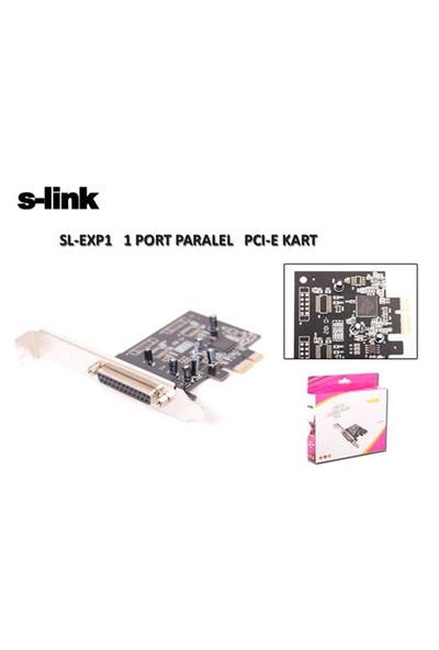 S-Link Sl-Exp1 Pcı Express Paralel 1 Port Kart S-Link Sl-Exp1 Pcı Express Paralel 1 Port Kart