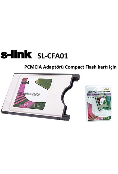 S-Link Sl-Cfa01 Pcmci Pcmci To Compact Flash Kart S-Link Sl-Cfa01 Pcmci Pcmci To Compact Flash Kart