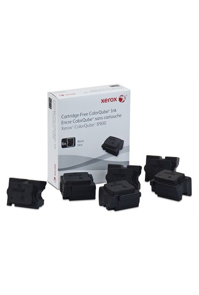 Xerox 108R01025 ColorQube 8900 Genuine Xerox Solid Ink Siyah (6 Sticks) Xerox 108R01025 ColorQube 8900 Genuine Xerox Solid Ink Siyah (6 Sticks)