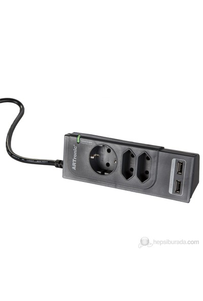 ARTronic S9P327NBU0 ART Power Block Masaüstü Akıllı Korumalı Priz ARTronic S9P327NBU0 ART Power Block Masaüstü Akıllı Korumalı Priz