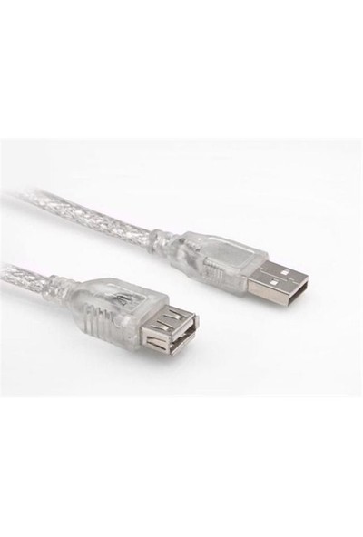 S-Link Sl-Af2003 S-Lınk 3 Metre Usb 2.0 Şeffaf Uzatma Kablosu