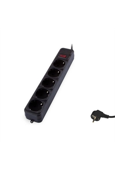 S-Link Spg3-J-5 1.5M 306Joule 5Li Akım Kor.Siyah Priz