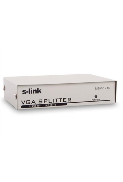 S-Link Msv-1215 150Mhz 2 Vga Monitör Çoklayıcı S-Link Msv-1215 150Mhz 2 Vga Monitör Çoklayıcı