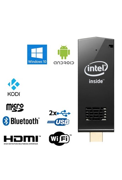 Intel Taşınabilir Mini Pc 2Gb Ram 32Gb Rom Android Windows Tv Kartı Intel Atom Z3735f 1.33Ghz Stick Intel Taşınabilir Mini Pc 2Gb Ram 32Gb Rom Android Windows Tv Kartı Intel Atom Z3735f 1.33Ghz Stick