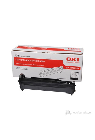 Oki C3300-3400-3600 Siyah Drum 43460208 Oki C3300-3400-3600 Siyah Drum 43460208