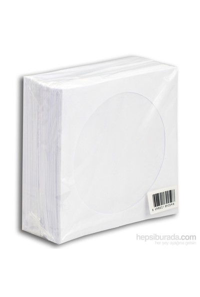 Cd Zarfı 80Gr Pencereli Beyaz Kağıt 100Lük Cd Zarfı 80Gr Pencereli Beyaz Kağıt 100Lük