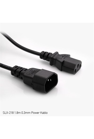 S-link SLX-206 1.5m Monitör Güç Kablosu