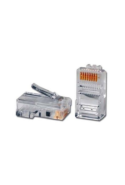 Codegen CAT5E RJ-45 Altın Uçlu Network Konnektör 100'lü COD545 Codegen CAT5E RJ-45 Altın Uçlu Network Konnektör 100'lü COD545