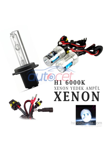 AutoCet H1 6000K Xenon Yedek Ampulü 2921a AutoCet H1 6000K Xenon Yedek Ampulü 2921a