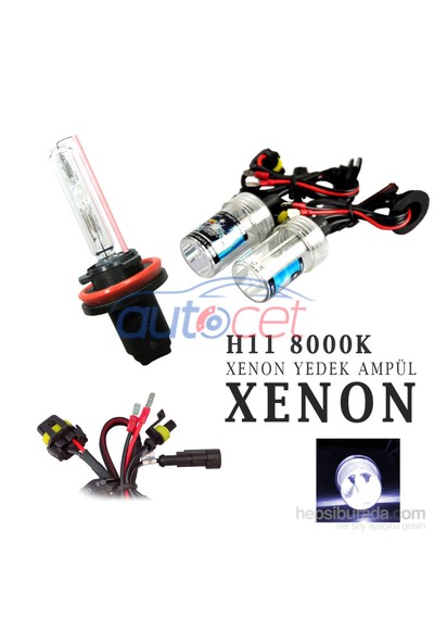 AutoCet H11 8000K Xenon Yedek Ampulü 2922a AutoCet H11 8000K Xenon Yedek Ampulü 2922a