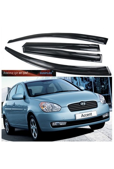 Sunplex MUGEN STYLE HYUNDAI ACCENT ERA Ön-Arka Rüzgarlık Seti 42C010 Sunplex MUGEN STYLE HYUNDAI ACCENT ERA Ön-Arka Rüzgarlık Seti 42C010