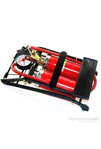 AutoCet Basınç Göstergeli ÇİFT PİSTON Ayak Pompası 4204a