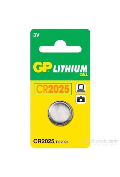 GP CR2025 Kod Kumanda Pili 103365 GP CR2025 Kod Kumanda Pili 103365