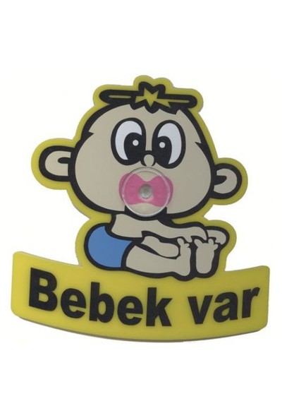 Emzikli Arabada Bebek Var Özel Kesim Vantuzlu Levha DMC0146 Emzikli Arabada Bebek Var Özel Kesim Vantuzlu Levha DMC0146