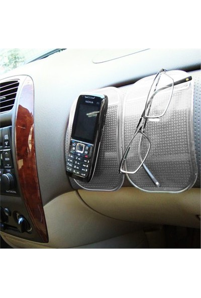 Z tech Şeffaf Yapışkan Mıknatıs Torpido Pedi