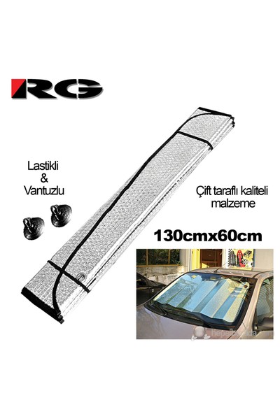 RG Çift Taraflı Balonlu Güneşlik 130cmx60cm