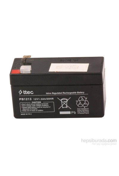Ttec Plus 12V 1.3Ah Bakımsız Kuru Akü