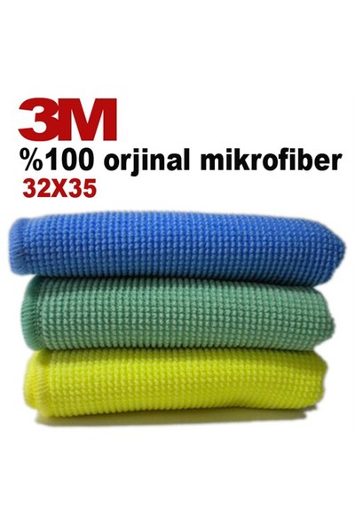 3M 3'Lü Paket MicroFiber Bez (60668) 11208