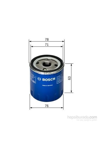 Bosch - Yağ Filtresi (Renault 9-19-Clıo-Kango-Megane) - Bsc 0 986 Tf0 030 Bosch - Yağ Filtresi (Renault 9-19-Clıo-Kango-Megane) - Bsc 0 986 Tf0 030
