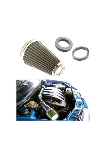 Hava Filtresi 2 Aparatlı(Dar-Geniş Ağızlı) Krom-Gri