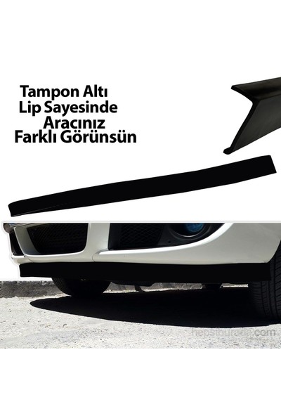 Automix Ön Tampon Altı Lip Ekonomik Siyah