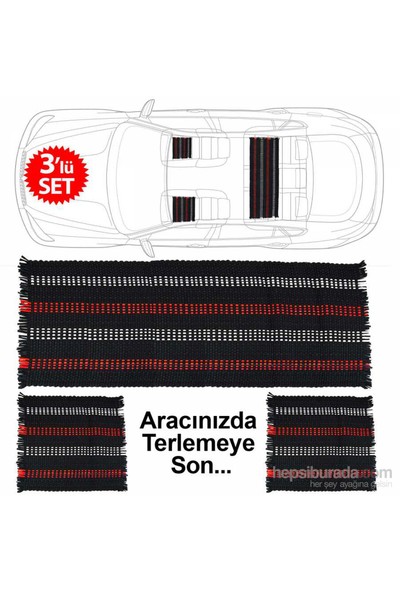 Automix Terletmez Kilim Minder Kırmızı Beyaz Automix Terletmez Kilim Minder Kırmızı Beyaz