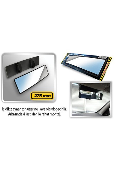 Automix Geniş Görüş Açılı İç Dikiz Ayna 27,5 Cm