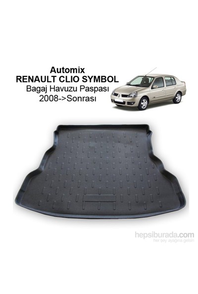 Renault Clio Symbol Bagaj Havuzu 2008-2012 Renault Clio Symbol Bagaj Havuzu 2008-2012