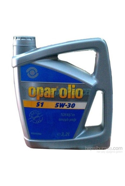 Opar Olio 5W-30 S1 3.2 Litre Motor Yağı ( Üretim Yılı : 2021 ) Opar Olio 5W-30 S1 3.2 Litre Motor Yağı ( Üretim Yılı : 2021 )