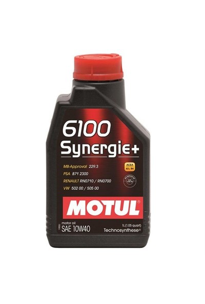 Motul 6100 Synergie+ 10W-40 1 Litre Motor Yağı ( Üretim Yılı: 2022 ) Motul 6100 Synergie+ 10W-40 1 Litre Motor Yağı ( Üretim Yılı: 2022 )