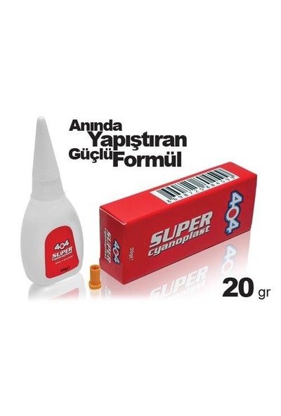 404 Süper Japon Genel Yapıştırıcı 1 Dk Güçlü Yeni Formül 20 Gr 404 Süper Japon Genel Yapıştırıcı 1 Dk Güçlü Yeni Formül 20 Gr