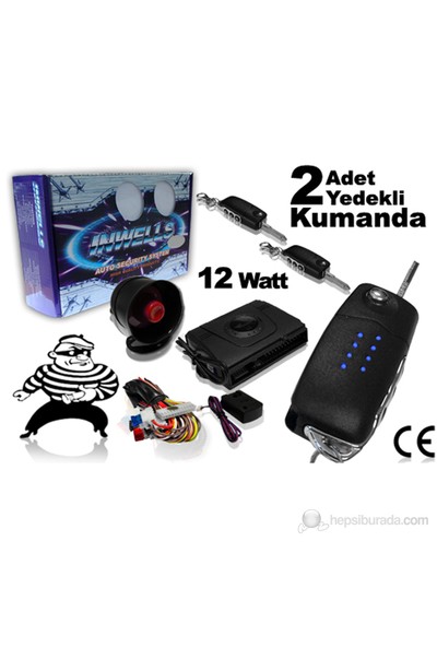Automix Uzaktan Kumandalı Oto Alarm Sistemi 3109 Automix Uzaktan Kumandalı Oto Alarm Sistemi 3109