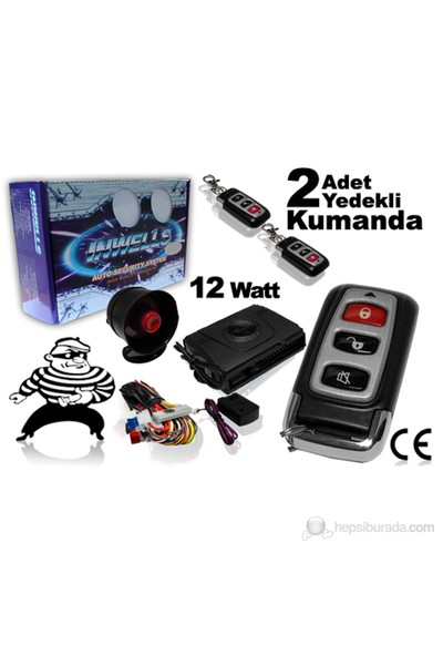 Automix Uzaktan Kumandalı Oto Alarm Sistemi 3707