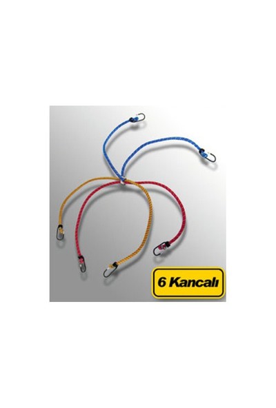 Automix Ahtapot Bagaj Lastiği 6'lı