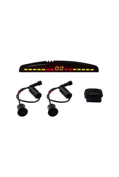 Cyclone BH002-2 OBD Soketli Ekranlı Kör Nokta Algılayıcılı İki Sensörlü Ön Park Sensörü