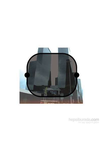 Space Çember Yan Cam Perdesi - Siyah