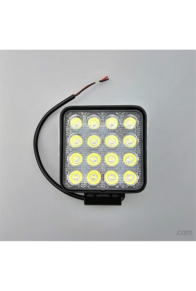 Space Off-Road Sis Lambası / Kare / 16 Power Led 48W12/32V Space Off-Road Sis Lambası / Kare / 16 Power Led 48W12/32V
