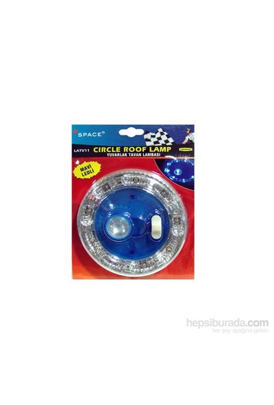 Space Yuvarlak Tavan Lambası (Mavi Ledli) Space Yuvarlak Tavan Lambası (Mavi Ledli)